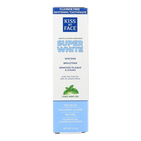 Kiss My Face Fluoride-free Whitening Toothpaste - 4.5 Oz : Target
