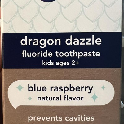 Hello Dragon Dazzle Blue Raspberry Fluoride Toothpaste - 4.2oz : Target