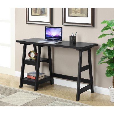 HomeStock 30 in.H Brown Color MDF (Medium-Density Fiberboard) Writing ...
