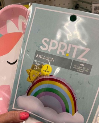 Rainbow Confetti Foil Balloon - Spritz™ : Target