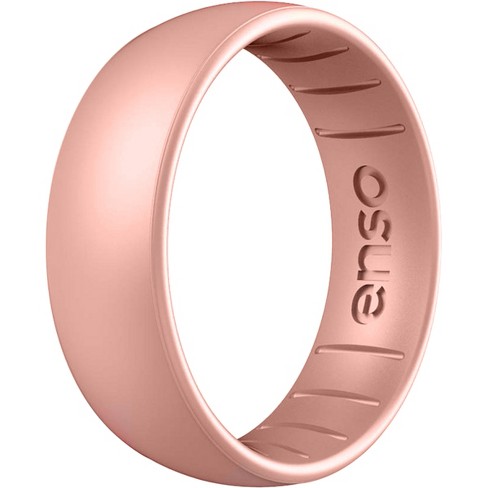 Enso Rings Classic Elements Series Silicone Ring - Rose Gold - 12 : Target