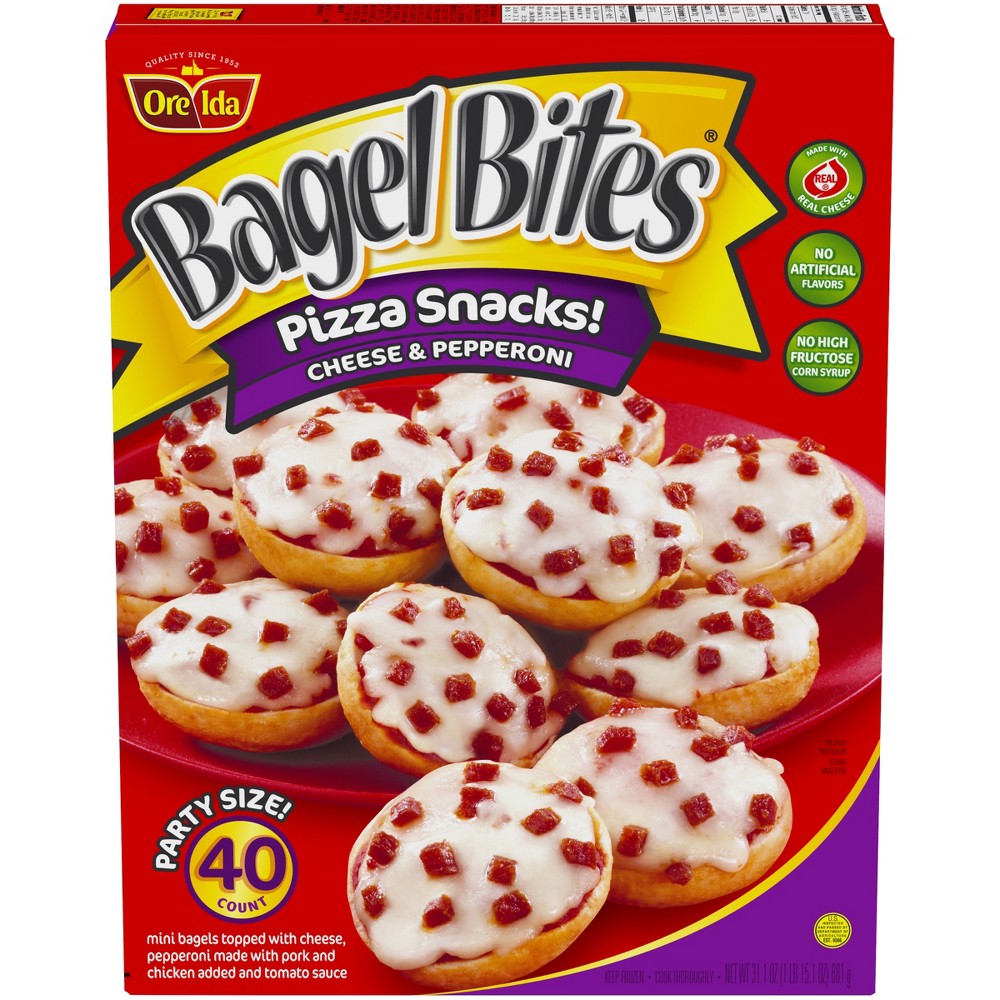 UPC 070085035082 - Ore-Ida Bagel Bites Cheese and Pepperoni Frozen Mini ...