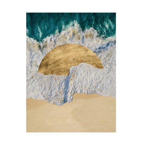 Trademark Fine Art - Grace Popp Breaking Shore I Canvas Art - 24 X 32 ...