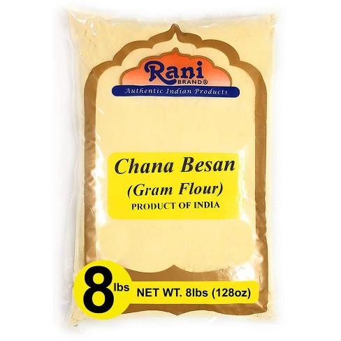 Chana Besan (chickpeas Flour) - 128oz (8lbs) 3.63kg - Rani Brand ...