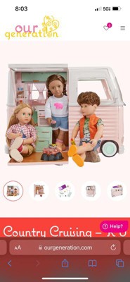 Our Generation Country Cruising Rv Camper Vehicle Playset For 18" Dolls ...
