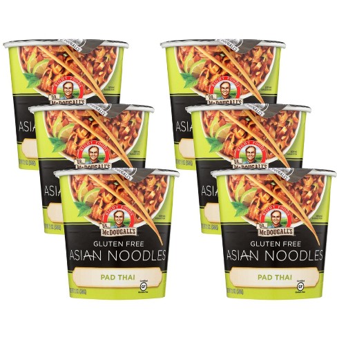 Dr. Mcdougall's Gluten Free Pad Thai Asian Noodles - Case Of 6/2 Oz ...
