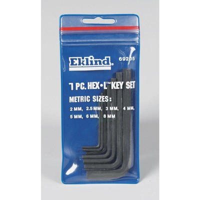 Eklind 8 Mm Metric Long Arm Hex L-key 1 Pc : Target