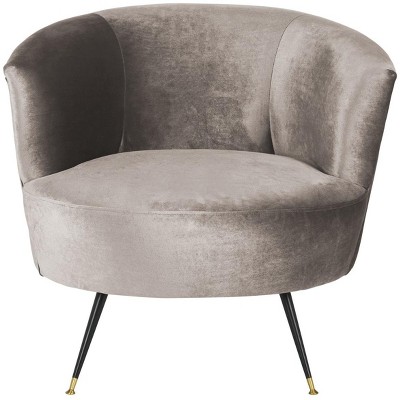 Arlette Velvet Retro Mid-century Accent Chair - Hazelwood Velvet ...