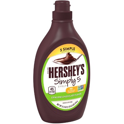 Hershey's 5 Simple Ingredients Chocolate Flavor Syrup - 21.8oz : Target