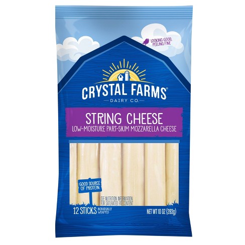 Crystal Farms String Cheese - 10oz : Target