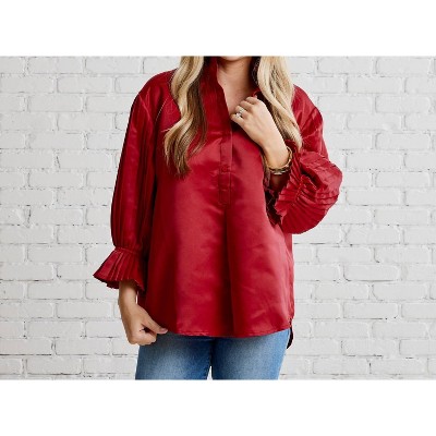 Women's Kimberly Top - Caryn Lawn : Target
