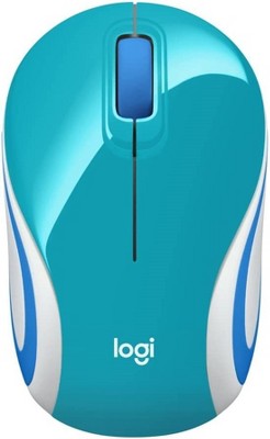 Logitech Wireless Mini Mouse M187 Bright Teal : Target