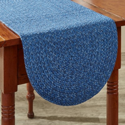 Park Designs Blue Spice Bin Braided Table Runner 15" X 36" : Target