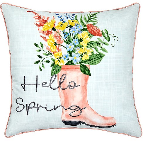 The Lakeside Collection Spring In The Garden Accent Pillows - Spring ...