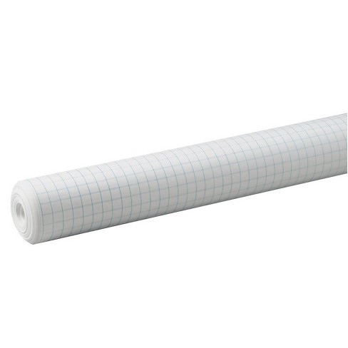 Pacon Grid Paper Roll, White, 1/2" Quadrille Ruled, 34" X 200', 1 Roll ...