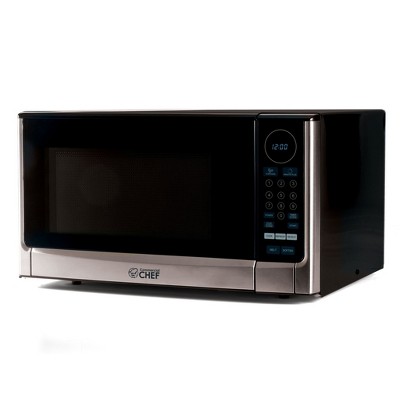 Commercial Chef Countertop Microwave Oven 1.4 Cu. Ft. 1100w, Stainless ...