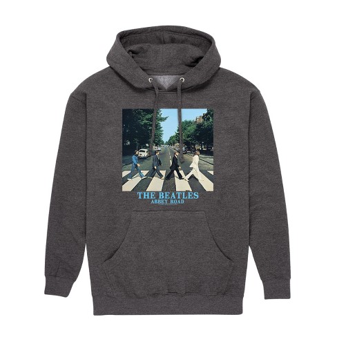Men's The Beatles Abbey Road Album Cover Graphic Fleece Pullover Hoodie ...