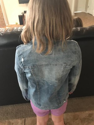 Levi's® Girls' Trucker Jeans Jacket - Dark Wash S : Target