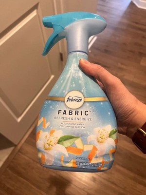 Febreze Fabric Rejuvenating Air Freshener Water Zesty Orange Blossom ...
