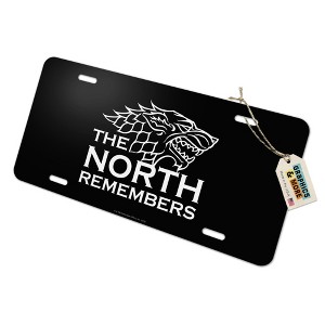 Game of Thrones The North Remembers Novelty Metal Vanity Tag License ...