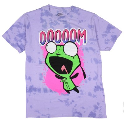 Seven Times Six Invader Zim Men's Sergeant Frog Tie-dye Adult Short ...