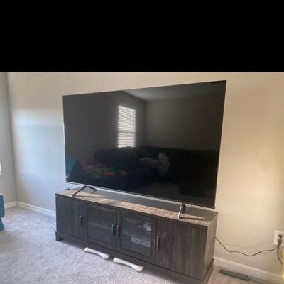 Storage Tv Stand For Tvs Up To 75" Weathered Pine - Threshold™ : Target