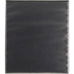 Cambridge 1" Professional Clear View 3 Ring Binder Black : Target