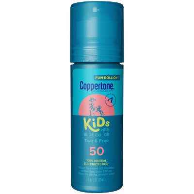 Coppertone Kids' Roll-on Sunscreen Lotion - Spf 50 - 2.5 Fl Oz : Target