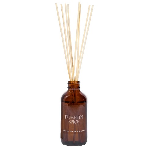 Sweet Water Decor Pumpkin Spice Amber Reed Diffuser - 3.5oz : Target