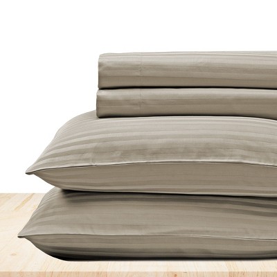100% French Linen Sheet Set - Full - Putty Heather | Bokser Home : Target