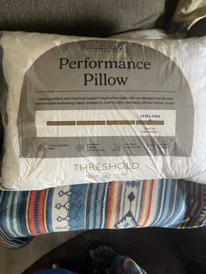 Standard/queen Extra Firm Performance Bed Pillow - Threshold™ : Target