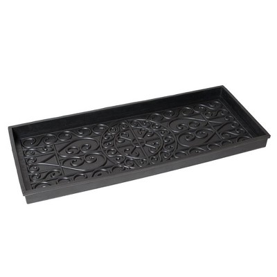 Decorative Metal Entryway Boot Tray Black - Hearth & Hand™ With ...