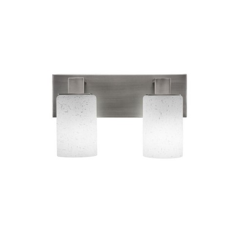 Toltec Lighting Apollo 2 - Light Vanity In Graphite With 4" White ...