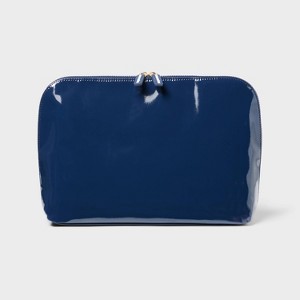 Sonia Kashuk™ Fold-Open Dome Makeup Bag - Navy Patent : Target
