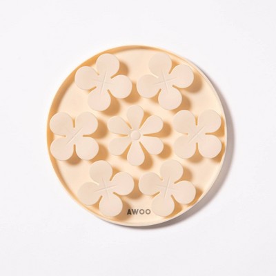 AWOO Silicone Meadow Snuffle and Slow Feeder Treat Dog Toy Dispenser ...