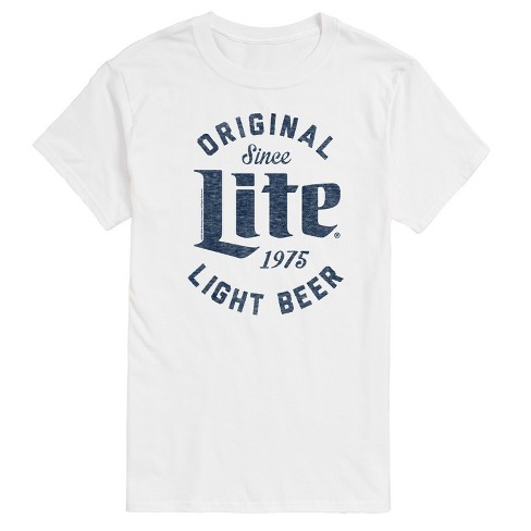 Miller Lite Original Light Beer Since 1975 Short Sleeve Graphic T-shirt ...