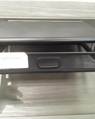 Mesh Monitor Stand With Drawer White - Brightroom™ : Target
