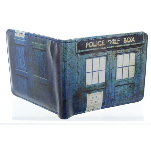 Seven20 Doctor Who Distressed Tardis Bi-fold Wallet : Target