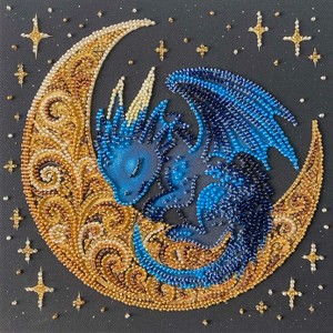 Abris Art Mid-sized bead embroidery kit - Little One of Moonlit Legends ...