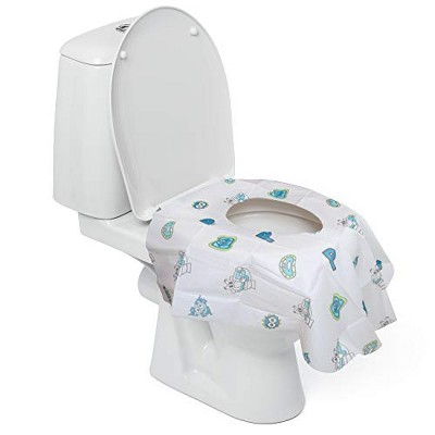 Disposable Hygienic Potty Seat Covers- Individually Wrapped Toilet Seat ...