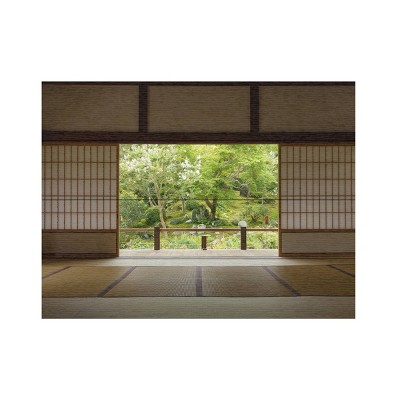 Trademark Fine Art 12"x16" Yumian Deng Zen Zone Wood Slat Art: Modern ...