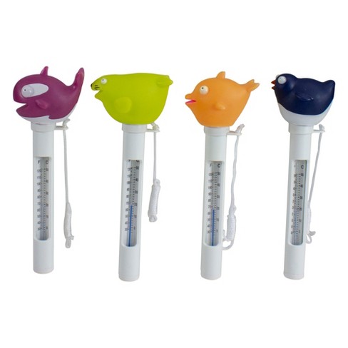 Pool Central 8.25" Sea Babies Floating Pool Thermometers - Set Of 4 ...