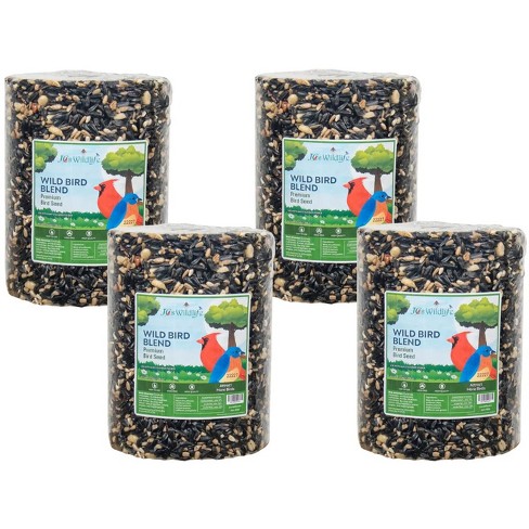 Jcs Wildlife Wild Bird Blend Premium Bird Seed Large Cylinder, 3.75 Lb ...