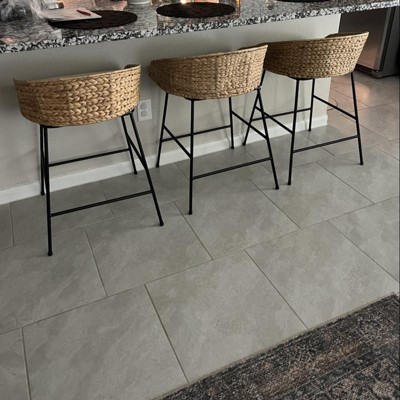 Landis Woven Backed Counter Height Barstool With Cushion - Threshold ...