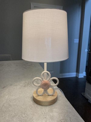 Novelty Flower Table Lamp - White/pink - Cloud Island™ : Target