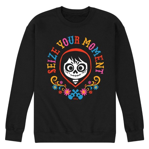 Men's Coco Seize Your Moment Graphic Fleece Sweatshirt - Black - Medium ...