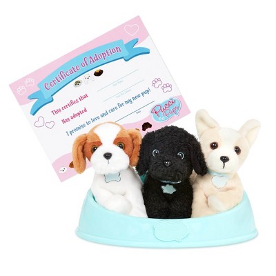 Pucci Pup Adopt-a-pucci Pup Pink Bed Stuffed Animal : Target