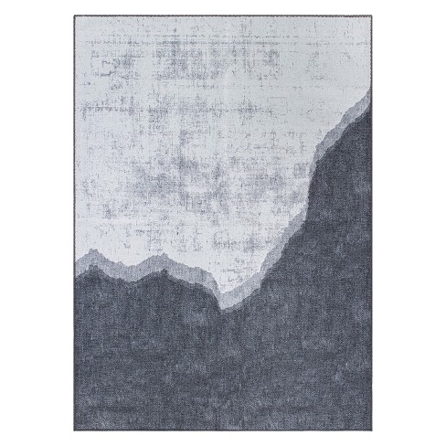 World Rug Gallery Contemporary Modern Abstract Machine Washable Area ...