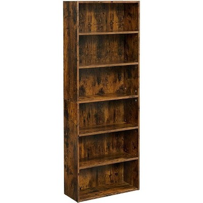 6-tier Bookcase - 52.7''h Brown Bookshelf : Target