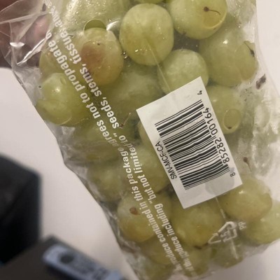 Extra Large Green Seedless Grapes - 1.5lb Bag : Target